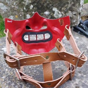 RISING Samurai Cannibal Mask Anti-bite Restraint Prop - Etsy UK
