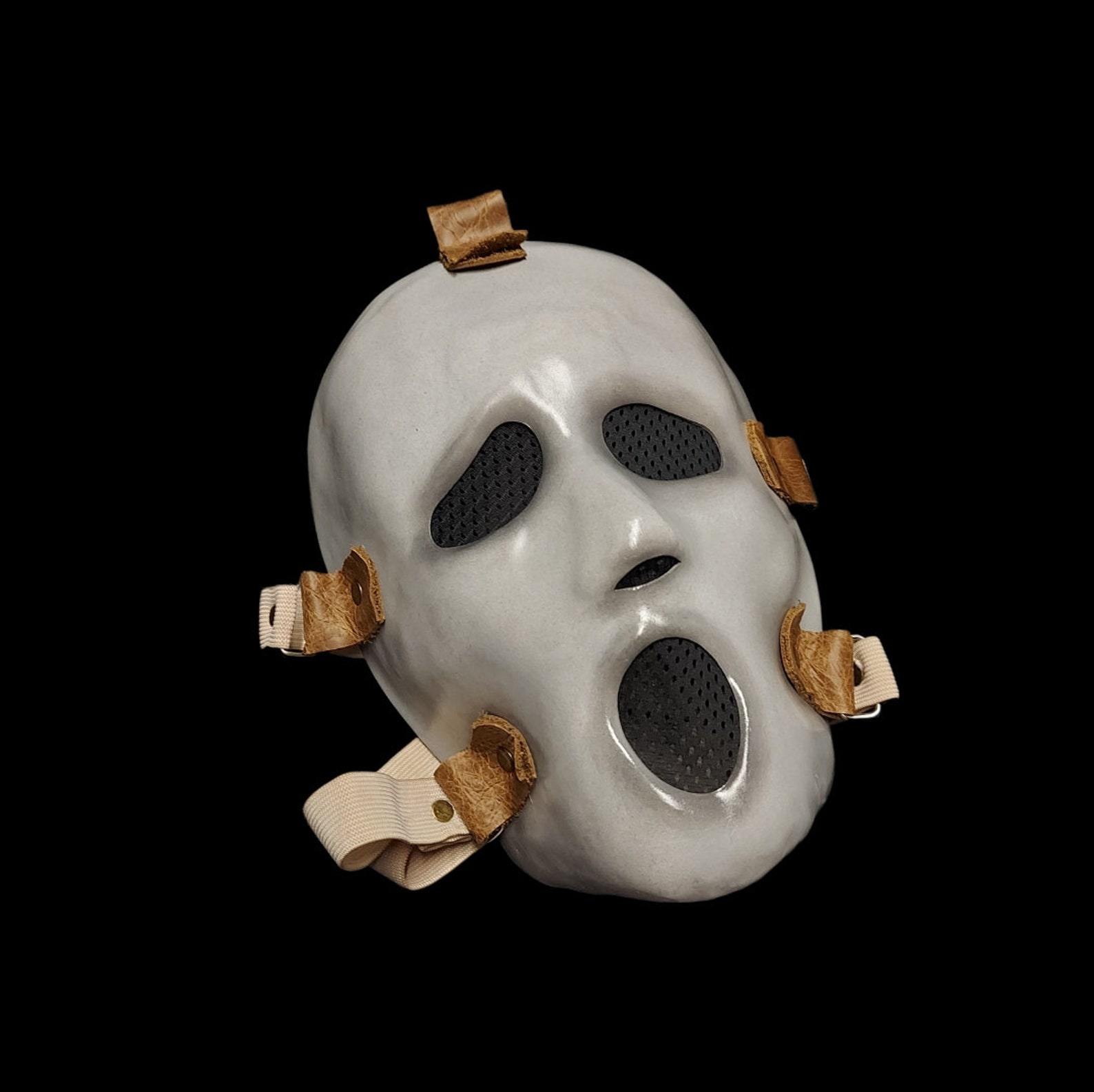 Ghost Slasher Mask Prop Replica Horror Mask - Horror Prop - Halloween ...