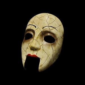 Shattered Doll Mask - Polystone Resin Blank - Handmade Halloween ...