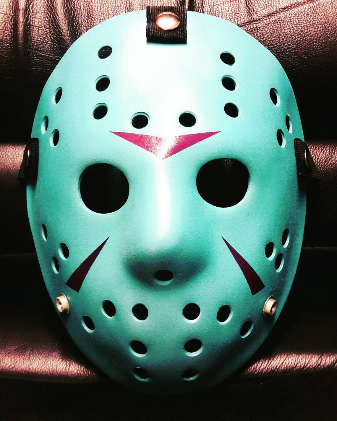 8-BIT Neon Blue style prop replica hockey | Etsy