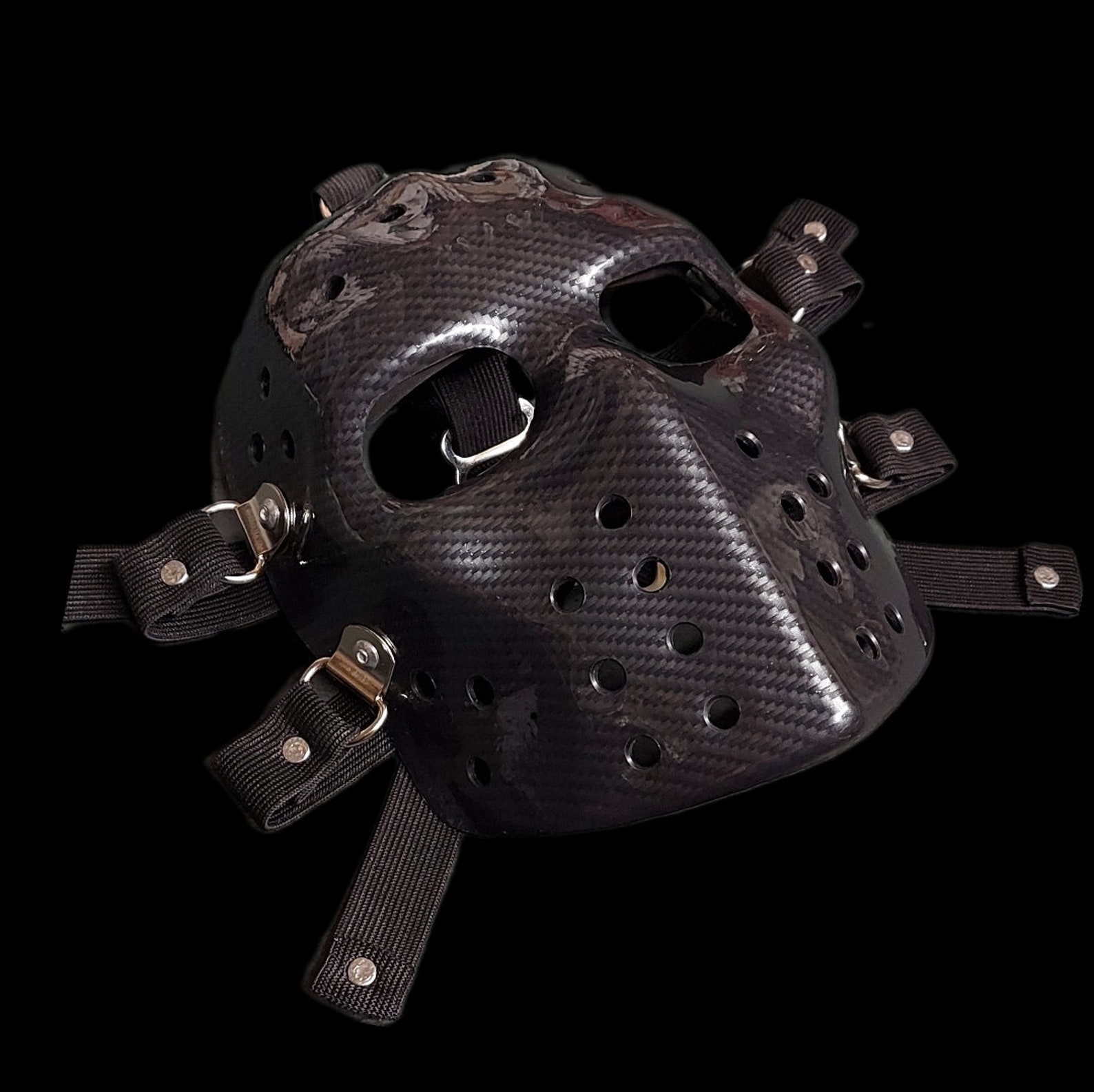 Carbon Fibre Print Classic 90 - Hockey Mask - PETG -horror Mask ...
