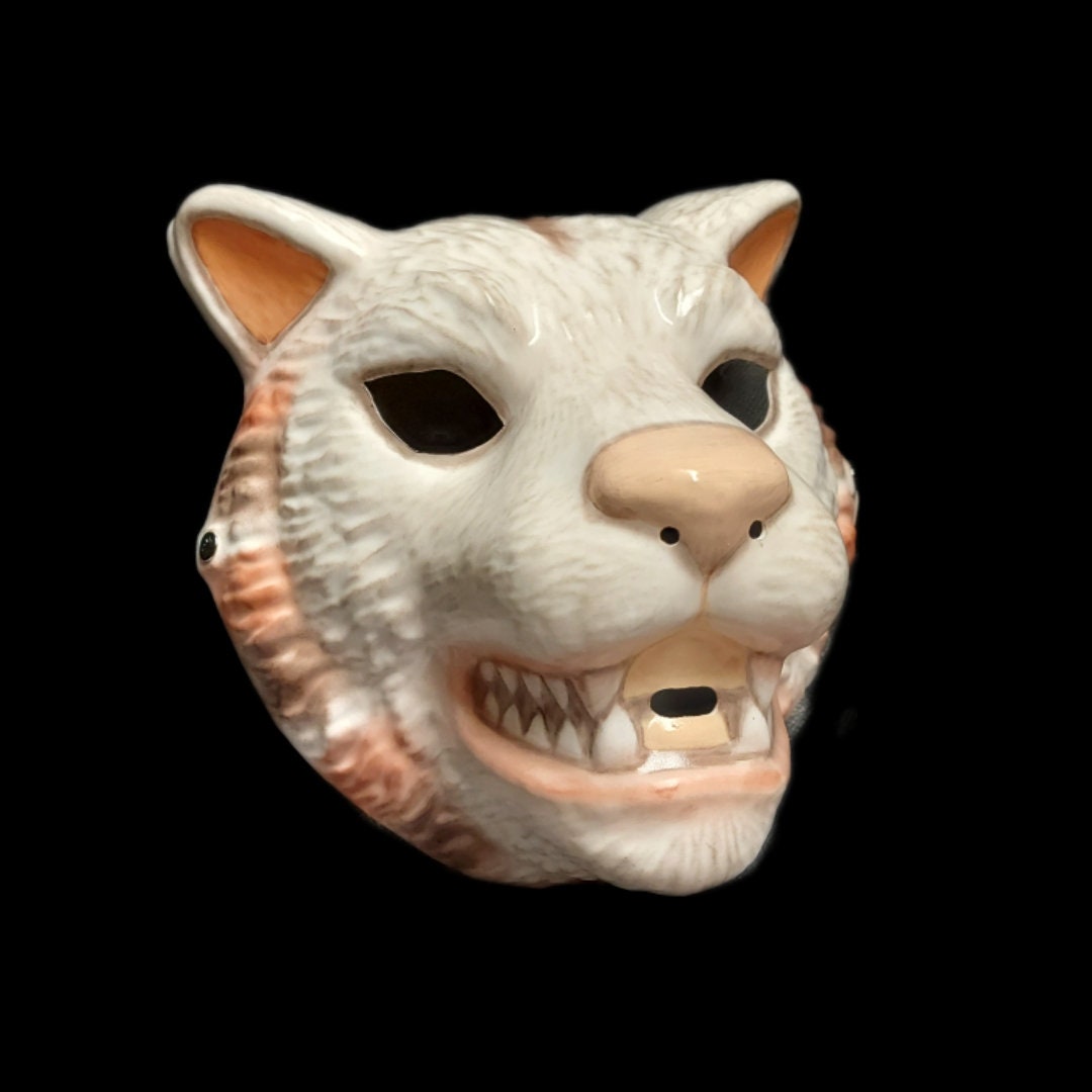 Tiger Hit Man Mask Killer Prop Replica Mask Halloween Mask | Etsy