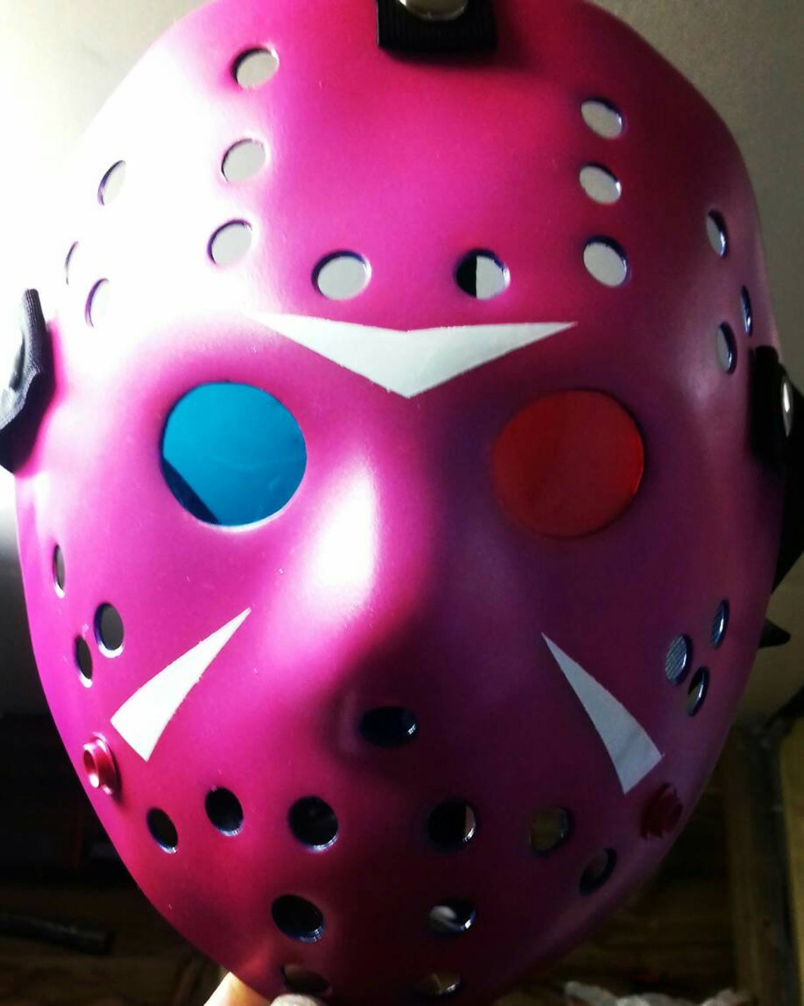 Jason maskjason voorhees femme fatale pink neon wash part III | Etsy