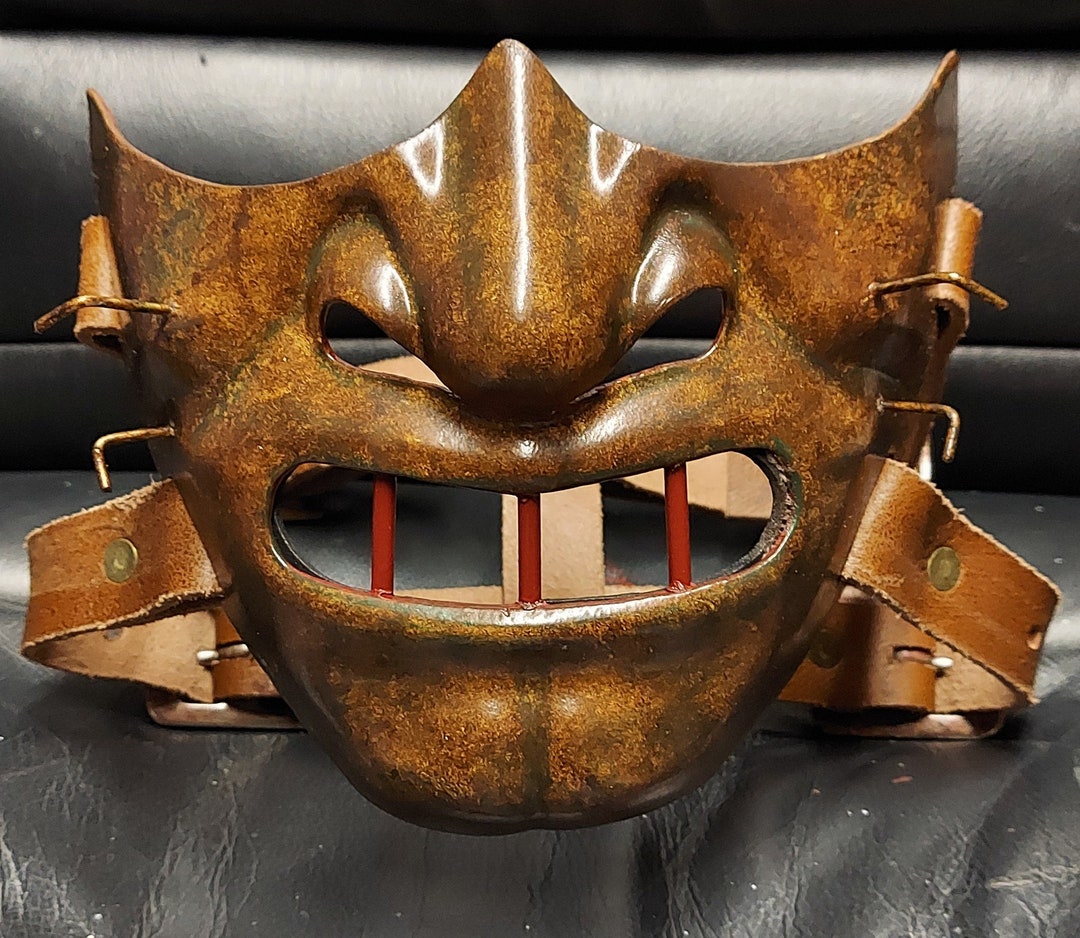 RISING Samurai Cannibal Mask Anti-bite Restraint Prop - Etsy UK