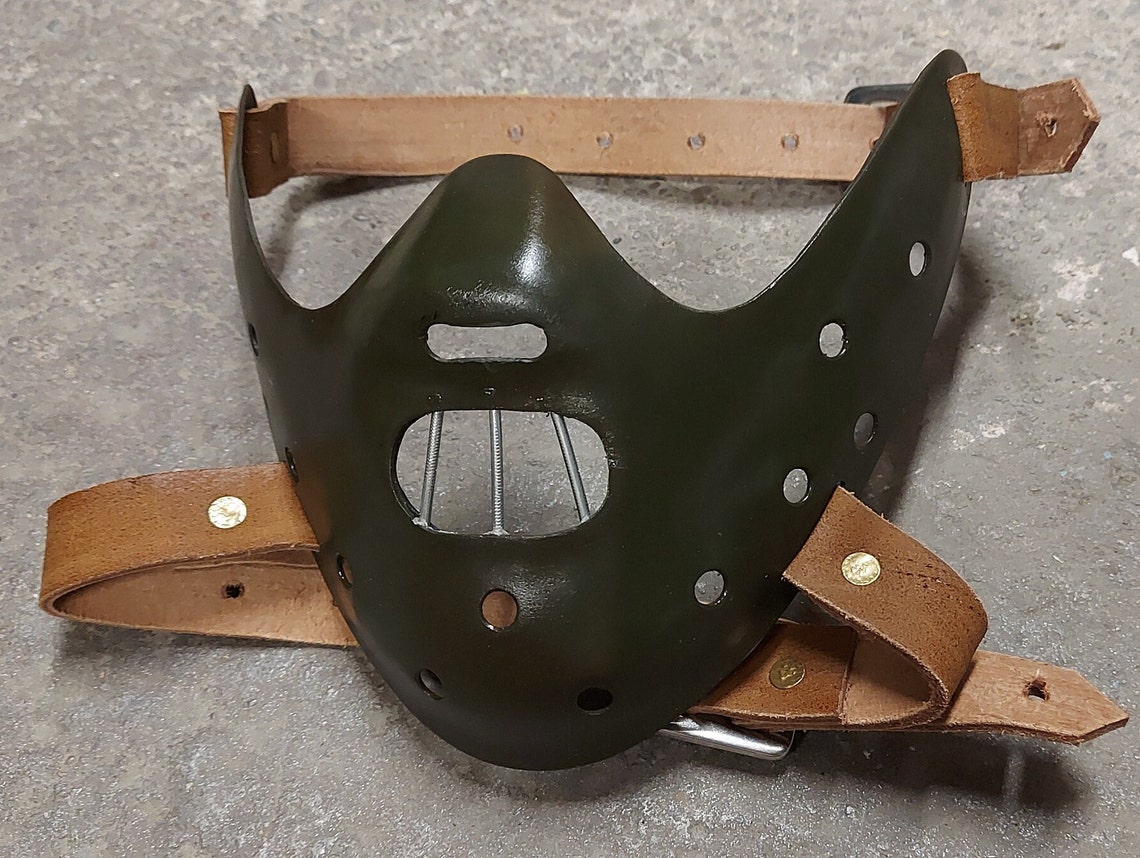 Cannibal mask green variant anti-bite restraint prop replica | Etsy