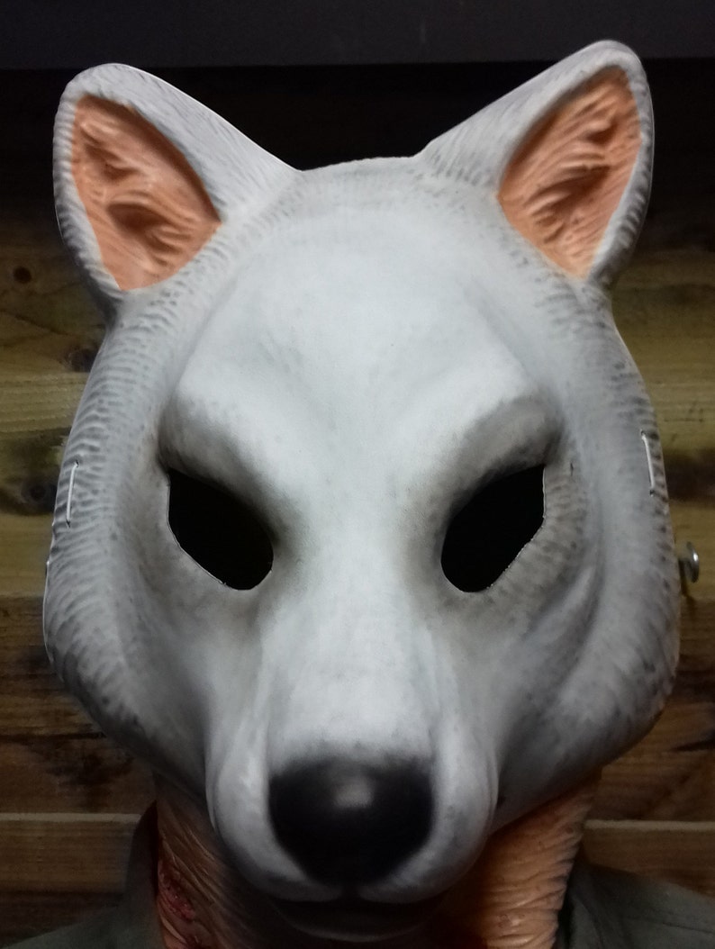 Fox Mask Hit Man Killer Prop Replica Mask Animal Mask Wolf - Etsy