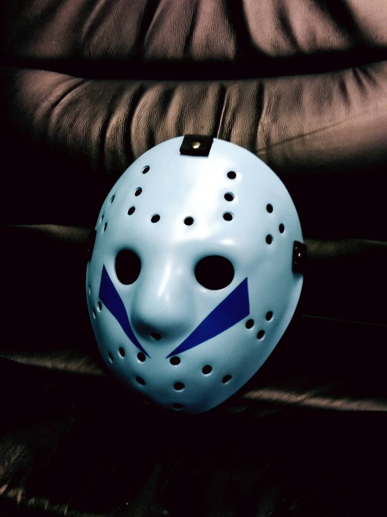 Jason maskjason voorhees blue part V imposter hockey mask | Etsy