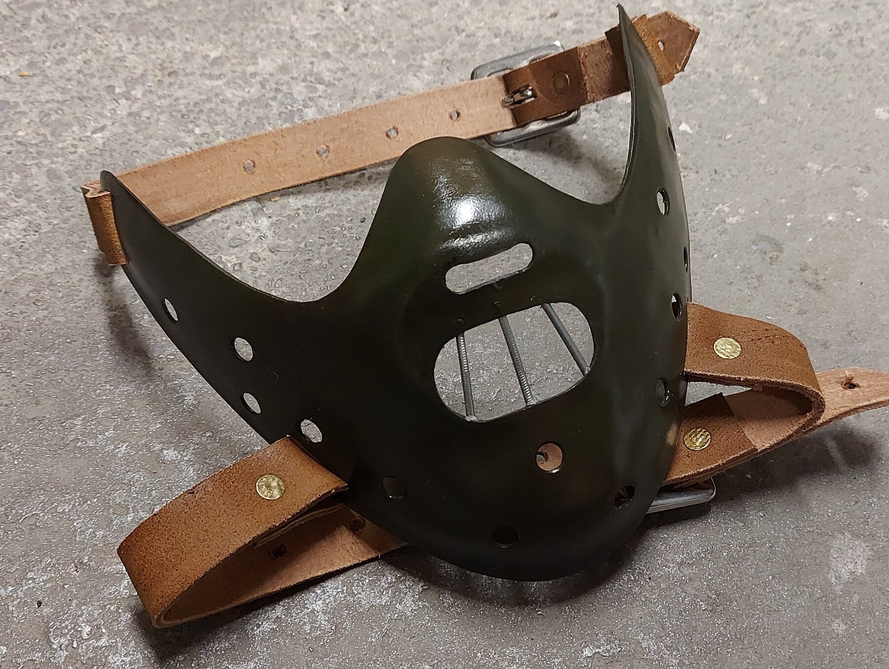 Cannibal Mask Green Variant Anti-bite Restraint Prop Replica - Etsy UK