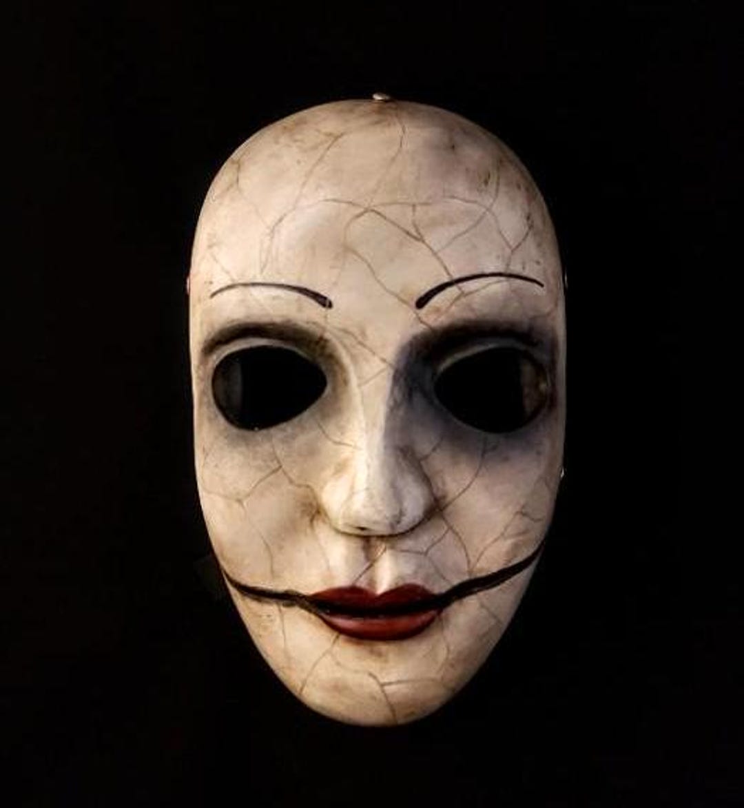 Shattered Doll Mask - Handmade - Polystone Resin Blank - Halloween ...