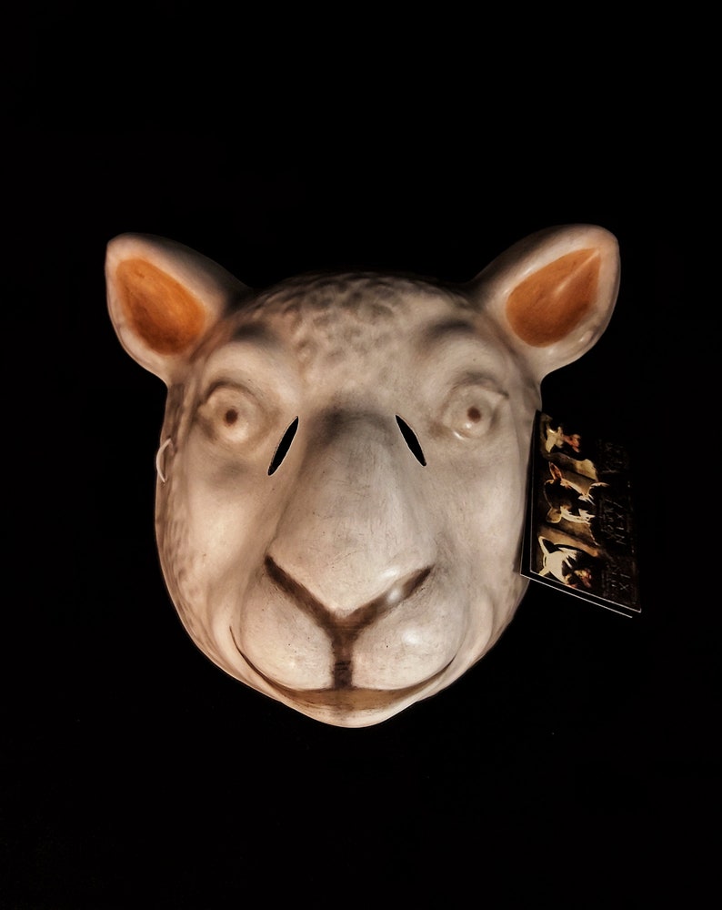 Hit Man Lamb Mask Animal Mask Horror Mask Halloween Mask - Etsy