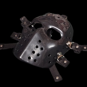 Carbon Fibre Print Classic 90 - Hockey Mask - PETG -horror Mask ...