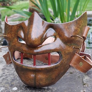 RISING Samurai Cannibal Mask Anti-bite Restraint Prop - Etsy UK
