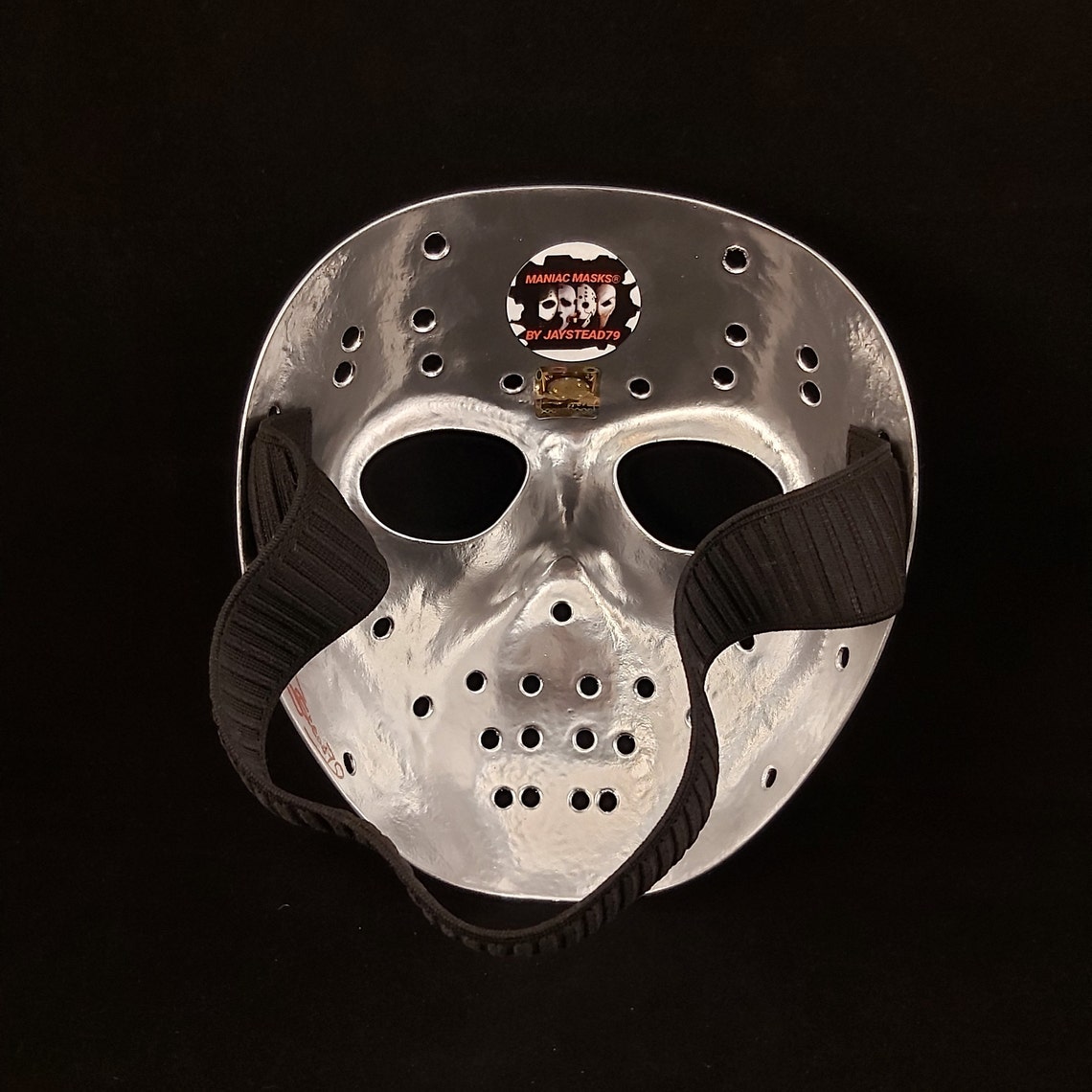 IX Chrome Painted Poster Hockey Mask Horror Mask Halloween - Etsy