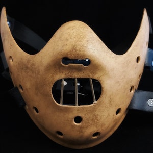 Cannibal Mask Anti-bite Restraint Prop Replica Mask Handmade Horror ...