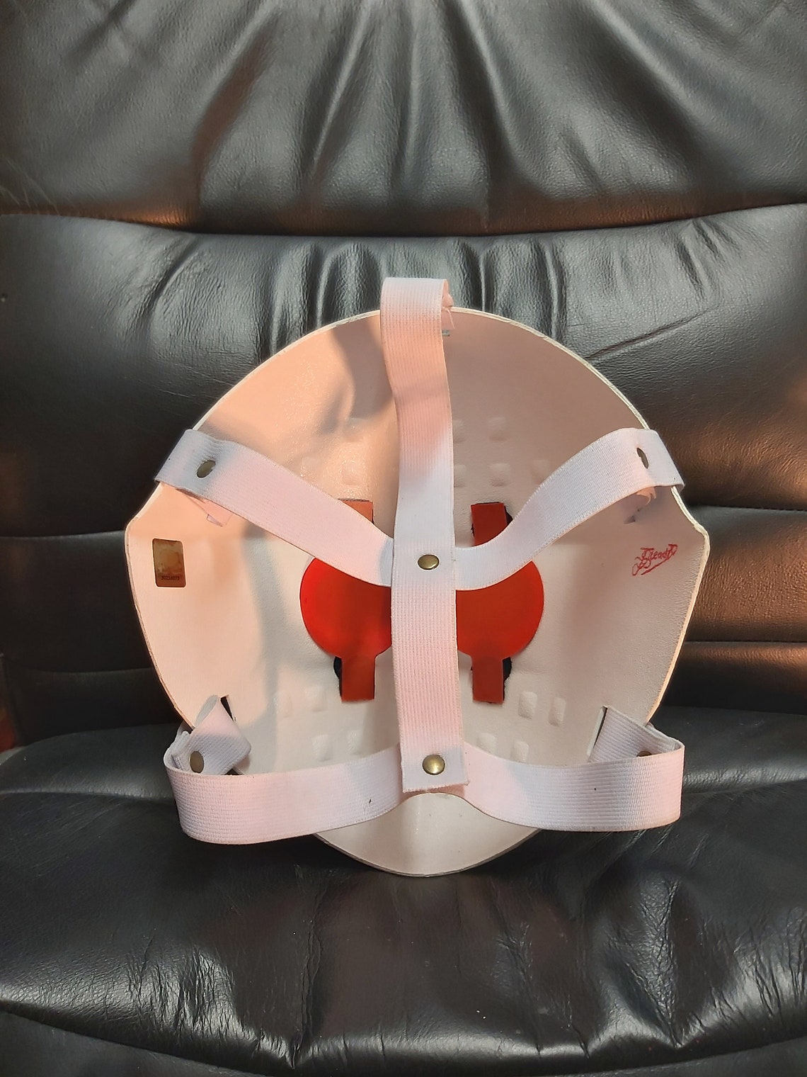 V White ABS Hockey Mask Prop Replica Horror Mask Cosplay - Etsy