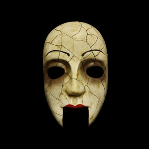 Shattered Doll Mask - Polystone Resin Blank - Handmade Halloween ...
