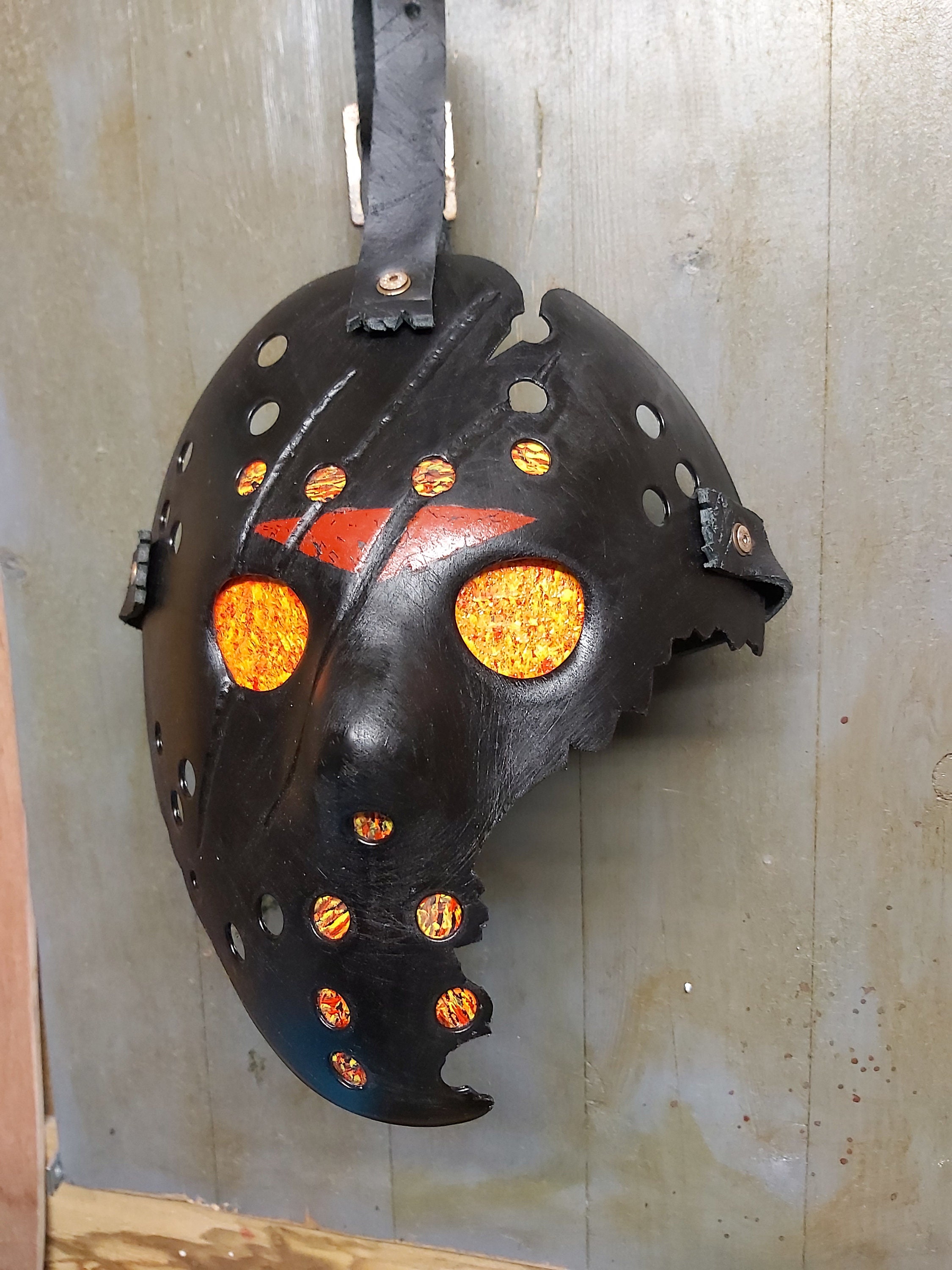 Back From Hell Hockey Mask Horror Memorabilia Horror Mask - Etsy