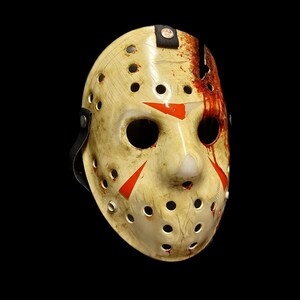 IV "ultimate Shower Slasher" Prop Replica Hockey Mask - Halloween Film ...