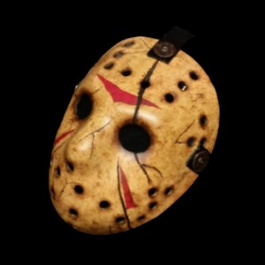 MKX "bloodied" Hockey Mask - Custom Prop - Halloween Horror Mask ...