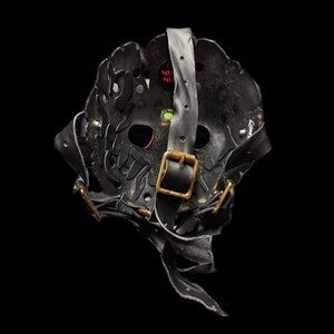 Hell Fire Hockey Mask-horror Mask-horror Cosplay-halloween Mask-prop ...