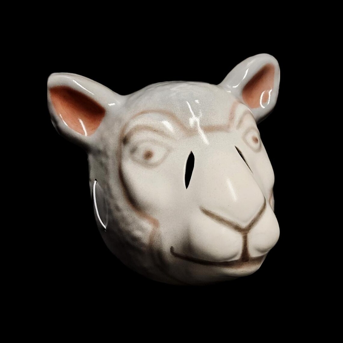 Hit Man Lamb Mask - Animal Mask - Horror Mask - Halloween Mask - Horror ...