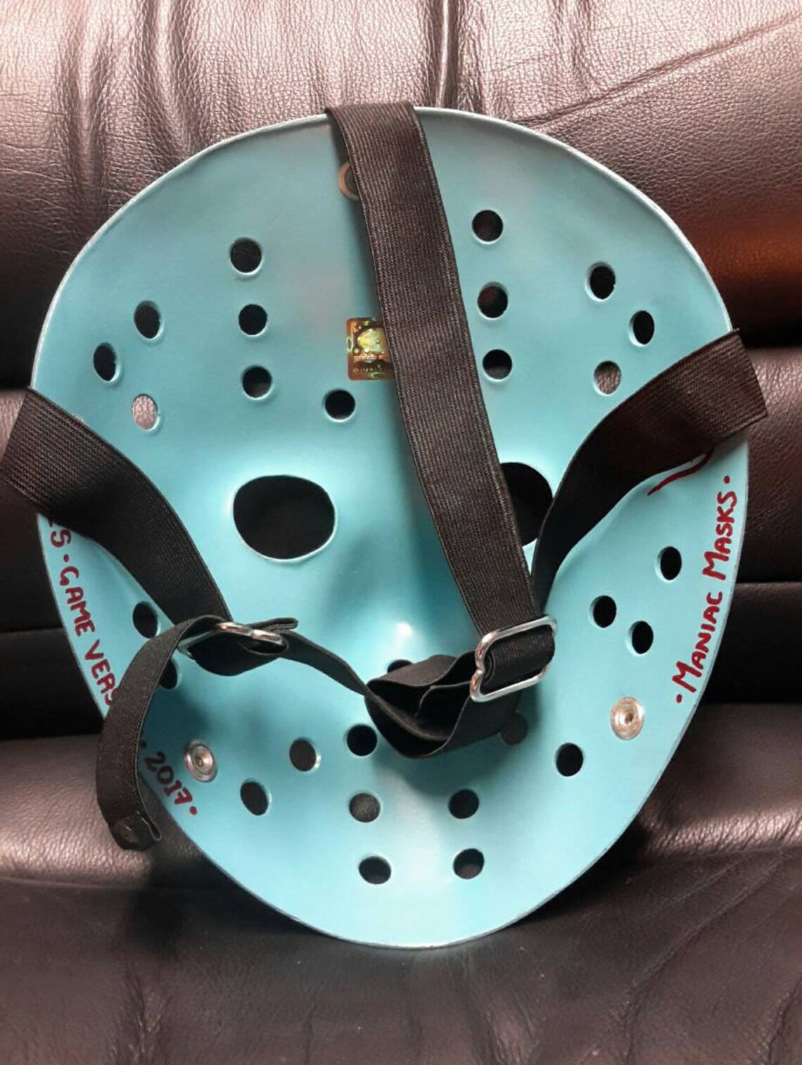 8-BIT Neon Blue style prop replica hockey | Etsy