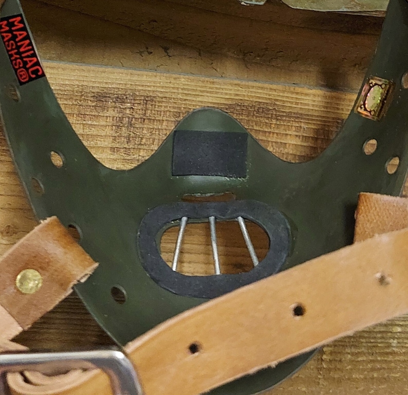 Cannibal Mask Green Variant Anti-bite Restraint Prop Replica - Etsy UK