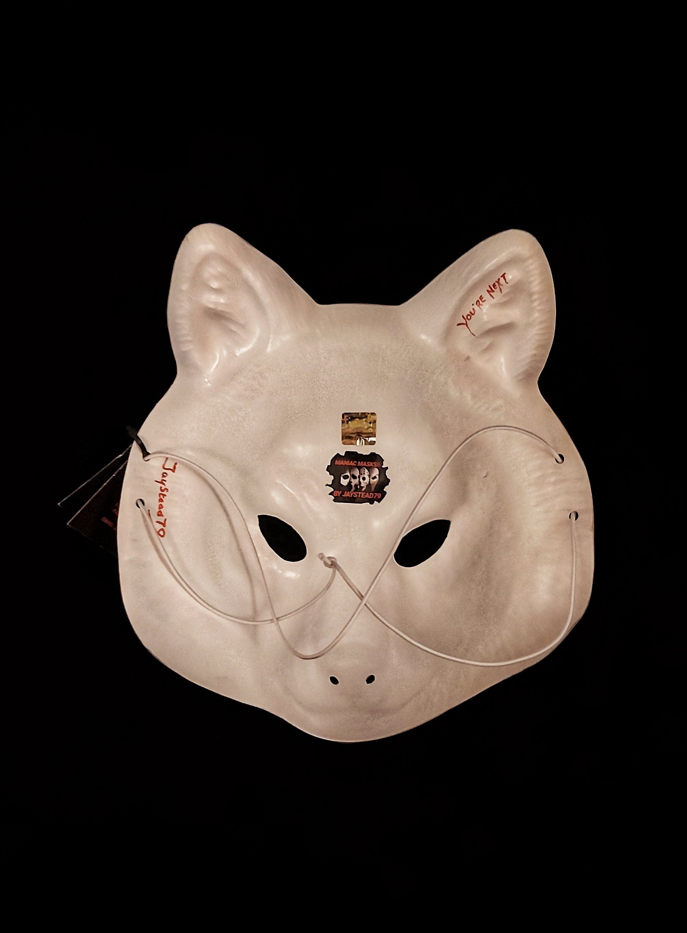 Fox Mask Hit Man Killer Prop Blood Spatter Wolf Mask | Etsy