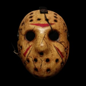 MKX "bloodied" Hockey Mask - Custom Prop - Halloween Horror Mask ...
