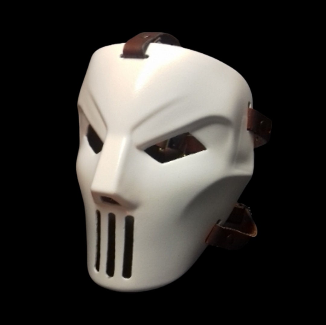 CJ Style Clean Version Hockey Mask - Tan Leather Strap Edition - High ...