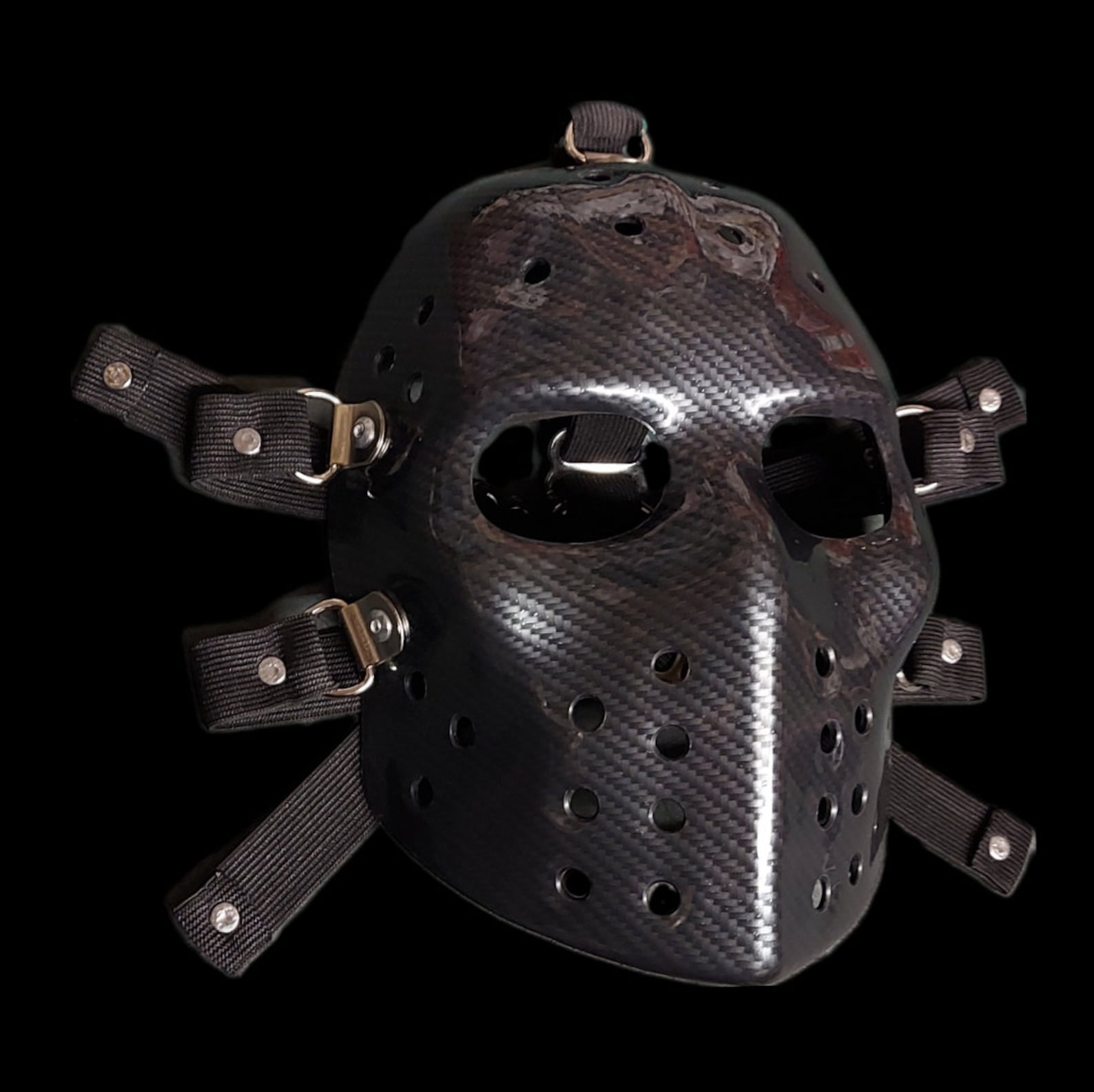 Carbon Fibre Print Classic 90 - Hockey Mask - PETG -horror Mask ...