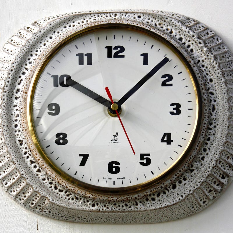 Vintage Fat Lava Clock - Etsy UK