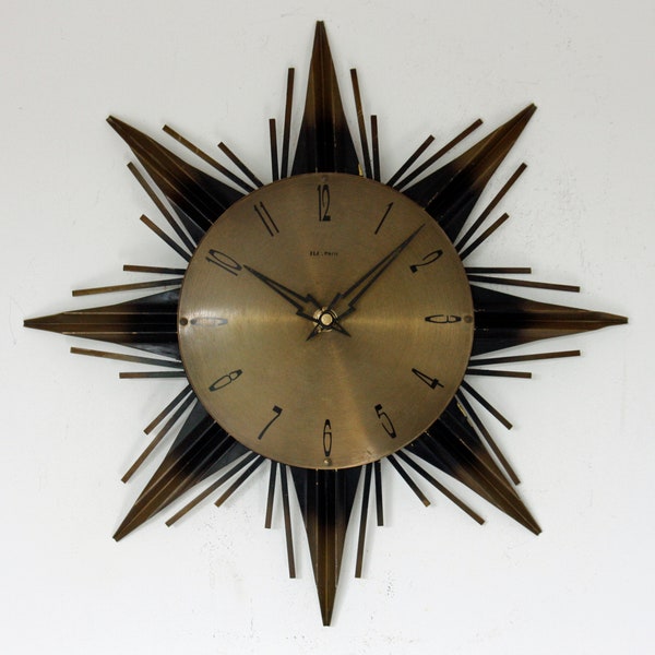 Sunburst Clock - Etsy UK