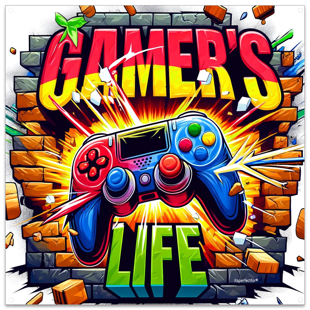 Metal Gamer Sign, Wall Plaque for Gaming Fanatics, Funny Games Player ...
