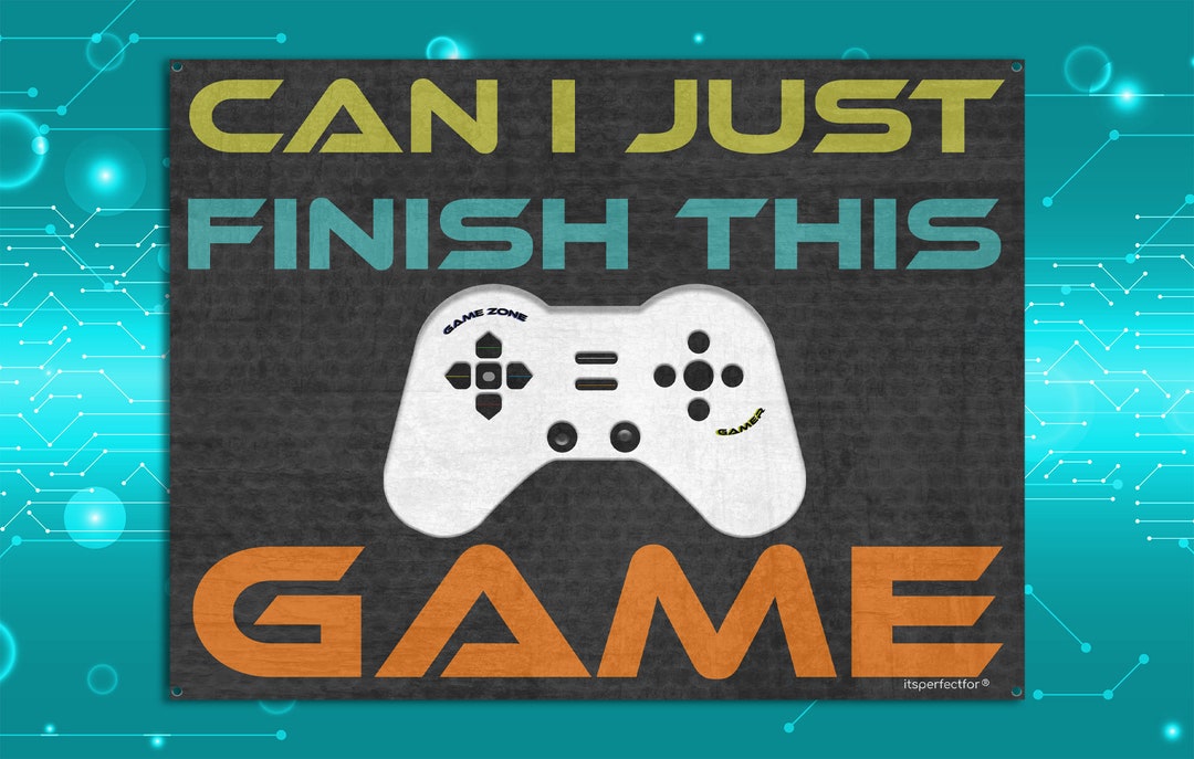 Gamer Zone Metal Sign: Novelty Gaming Bedroom Decor - Etsy