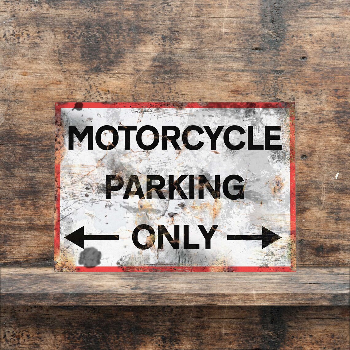 Motorcycle Parking Only Metal Sign - Biker Man Cave Decor - Etsy UK