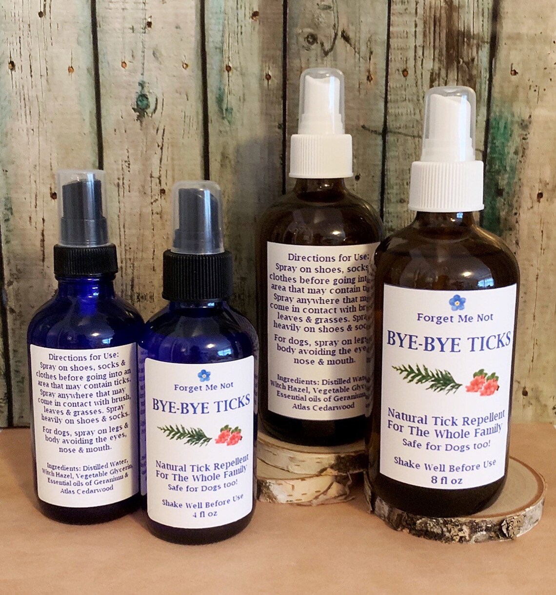 Tick Repellent/Natural Tick Spray/Bye Bye Ticks/Deet Free/Bug | Etsy