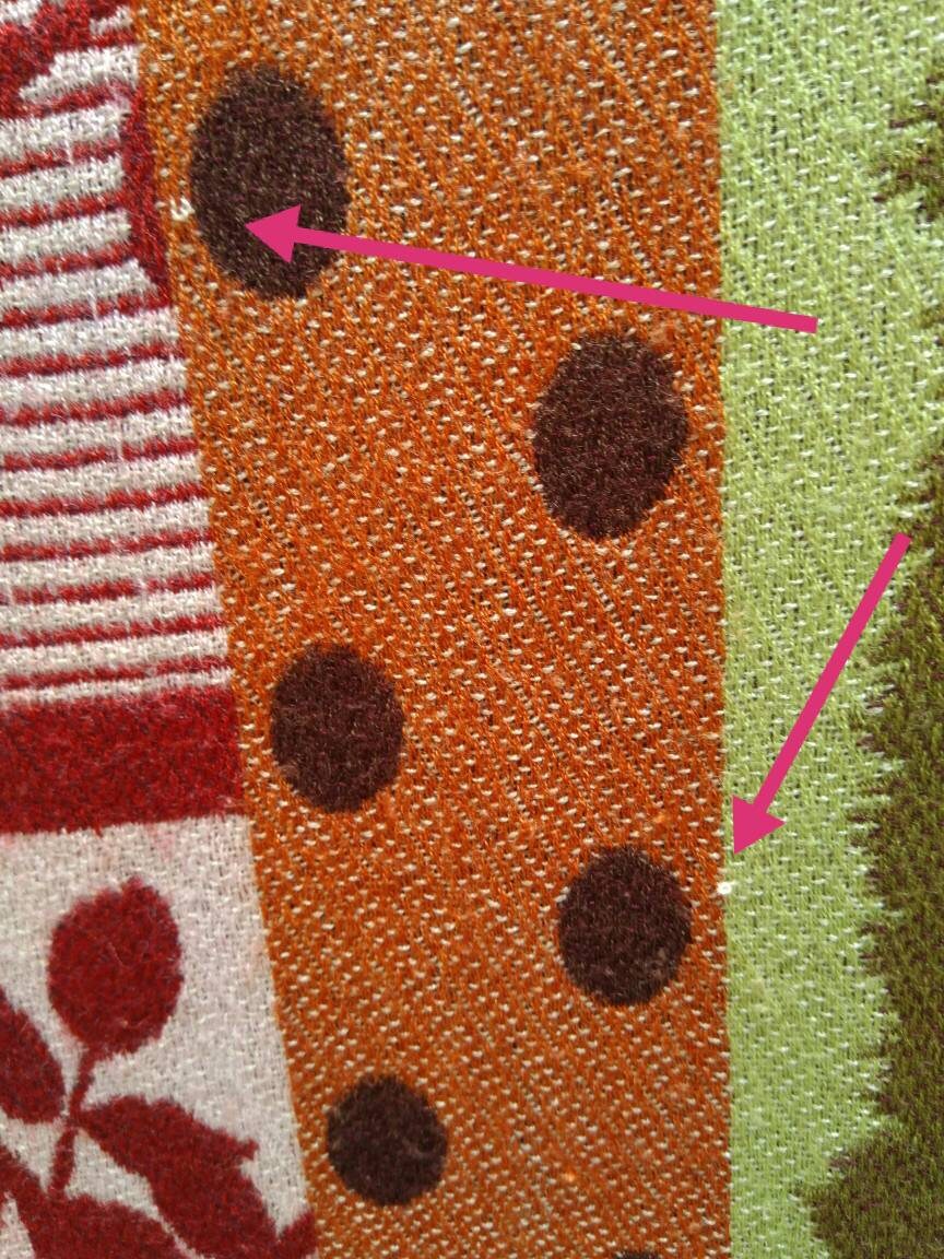 KENZO vintage multicolor wool and silk wrap / shawl