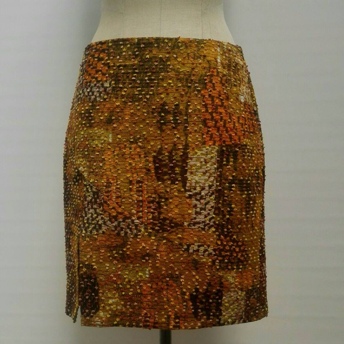 CHRISTIAN LACROIX BAZAR vintage multicolor bouclé skirt