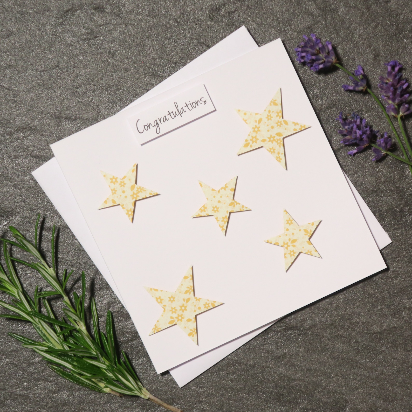 Star Congratulation Card Handmade - Etsy