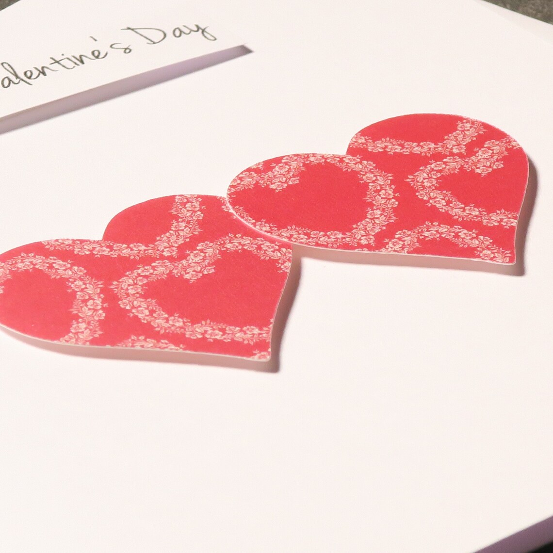 Hearts Valentines Day Card - Etsy