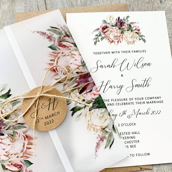 Invitation Wrap - Etsy