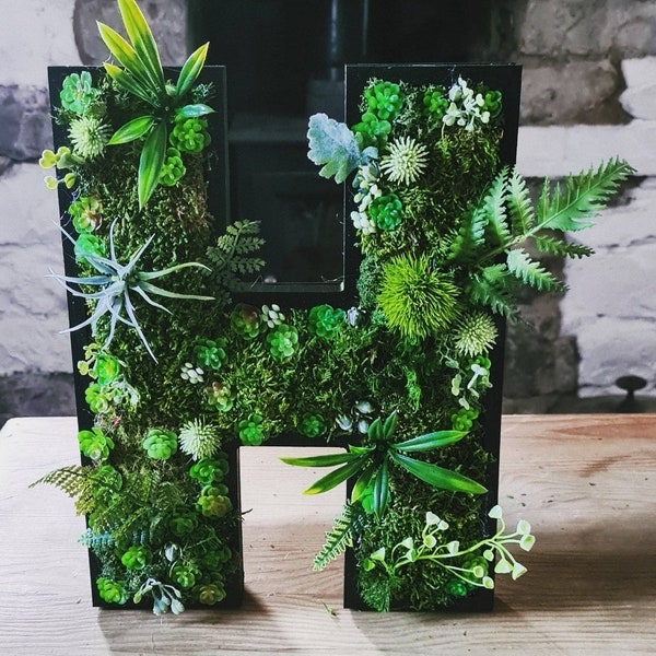 Moss Letter - Etsy