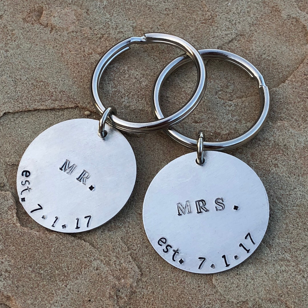 Couples Keychain, Couples Anniversary Gifts, Couples Keychain Set ...