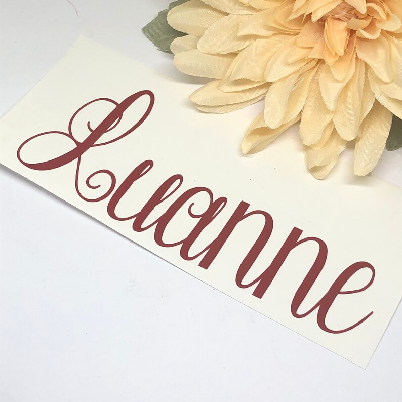 Custom Name Decal, Computer Decal, Custom Laptop Decal, Custom Vinyl ...
