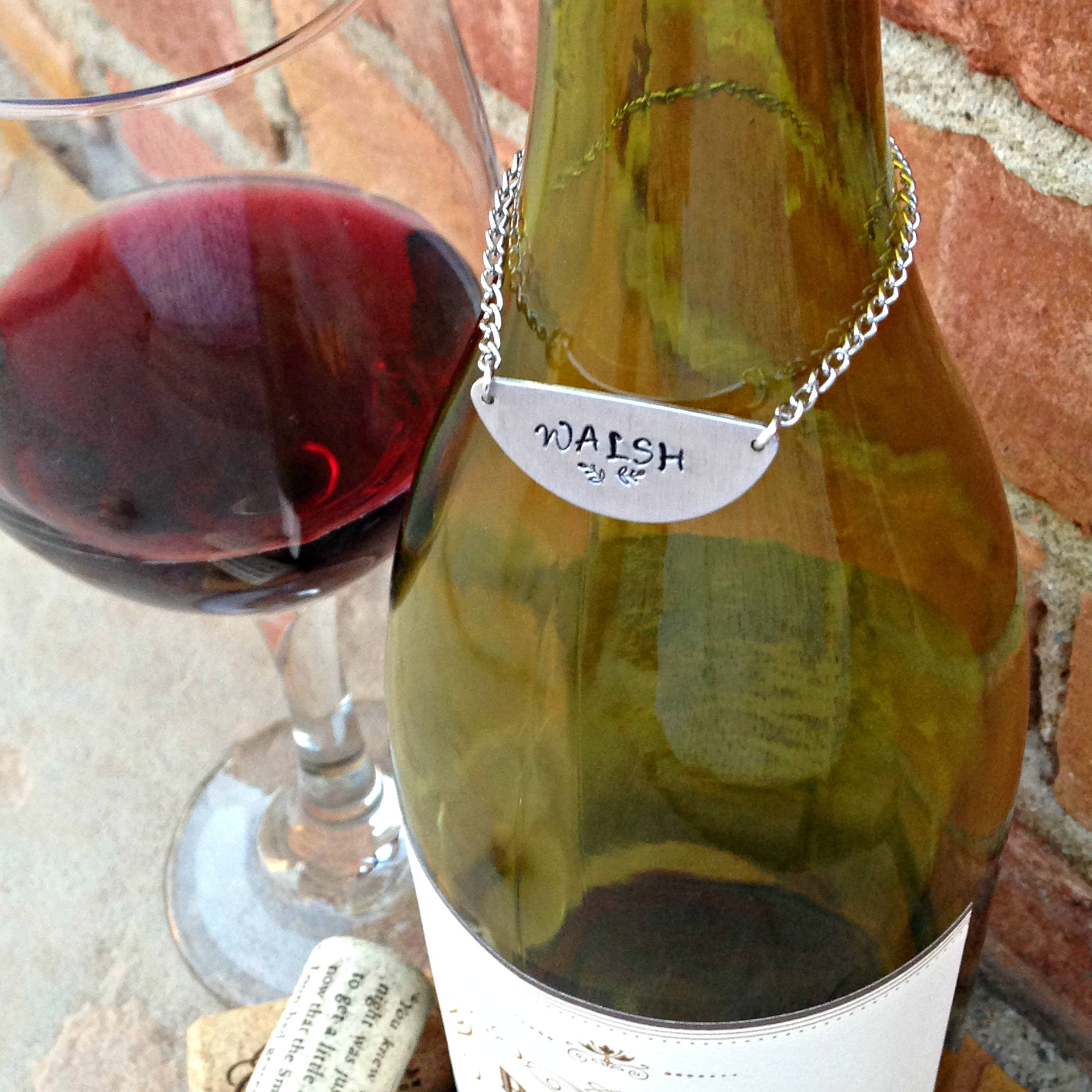 Wine Bottle Tags Wine Gift Tags Custom Wine Tags Custom | Etsy