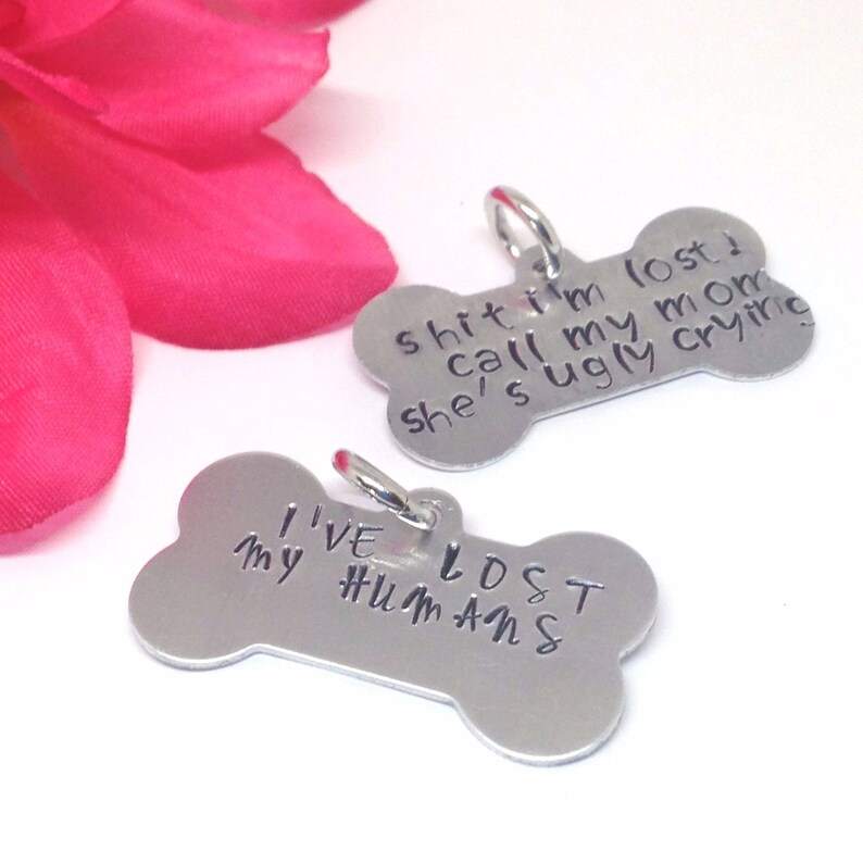 Pet Tags Funny Pet Tags Personalized Pet Tags Custom Pet | Etsy