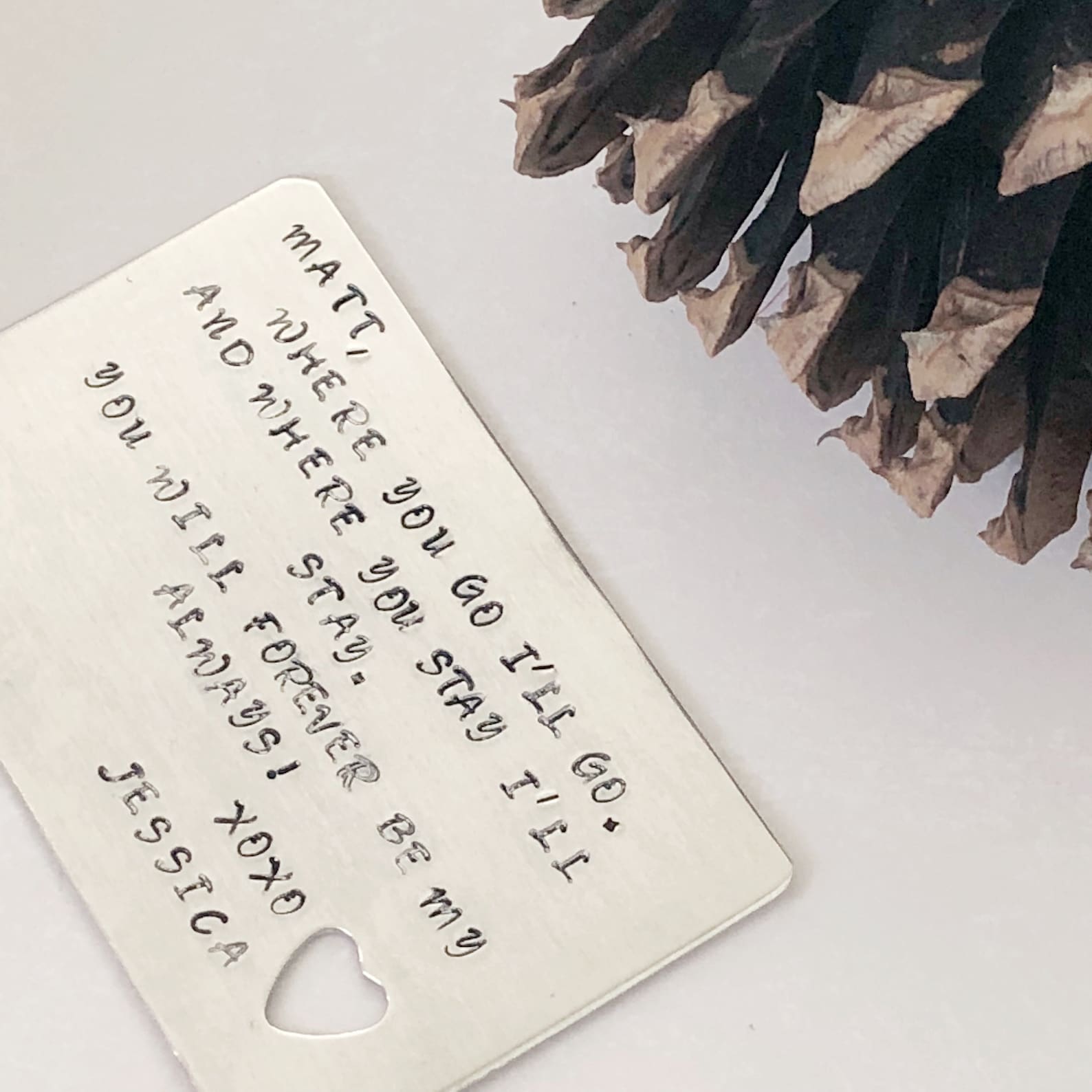 Wallet Card, Personalized Wallet Card, Custom Wallet Card, Love ...