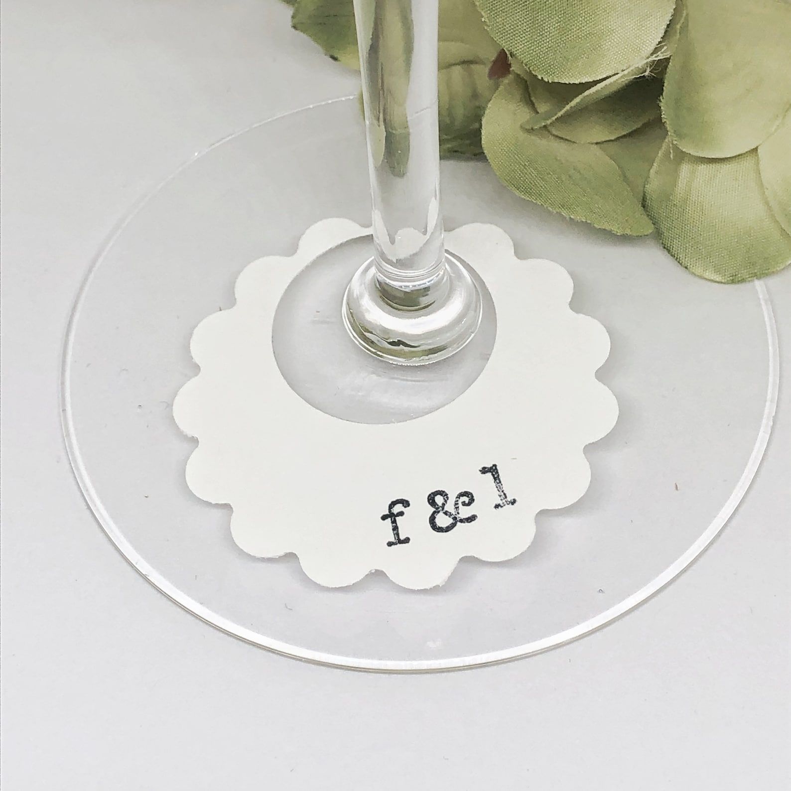 Custom Wine Tags Paper Wine Glass Tags Wedding Wine Tags | Etsy