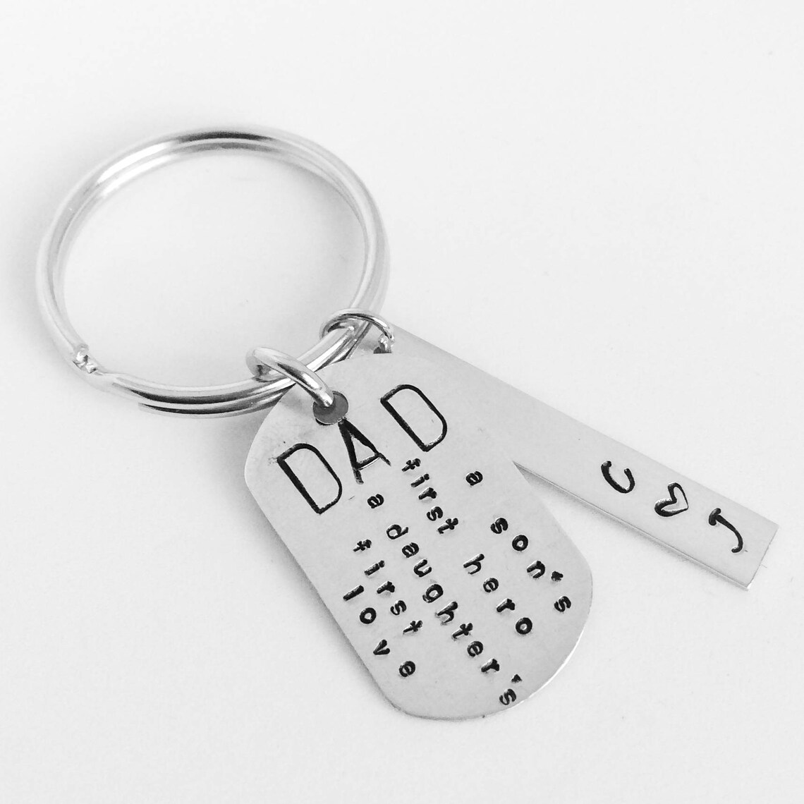 Custom Dad Keychain Custom Name Keychain Custom Dad Present | Etsy